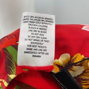 Sunn Lab Swim | Swim | Sunn Lab Swim Red Floral Pc Swimsuit Nwt | Poshmark